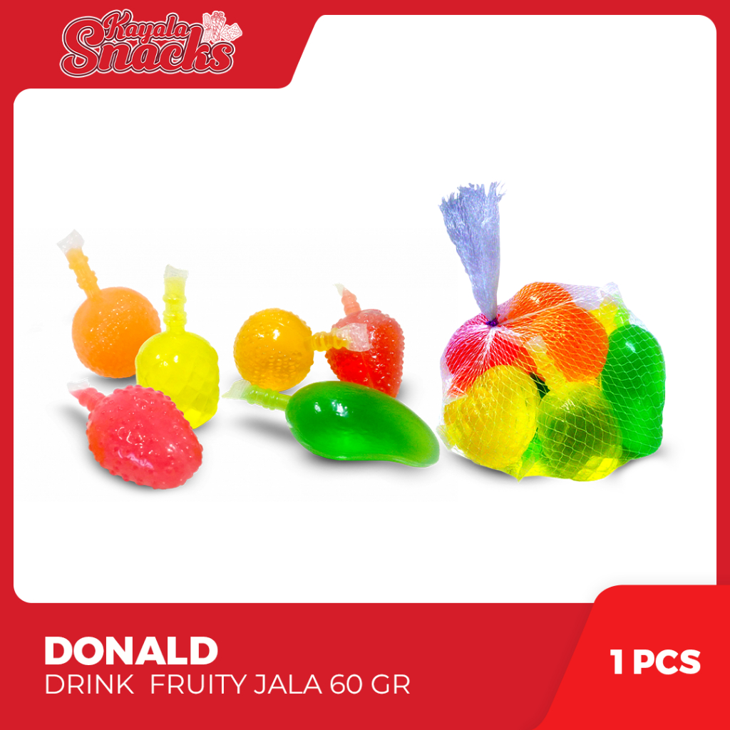 Jual DONALD Drink Fruity Jala 60 gr - 1 Net x 10 Pcs | Shopee Indonesia