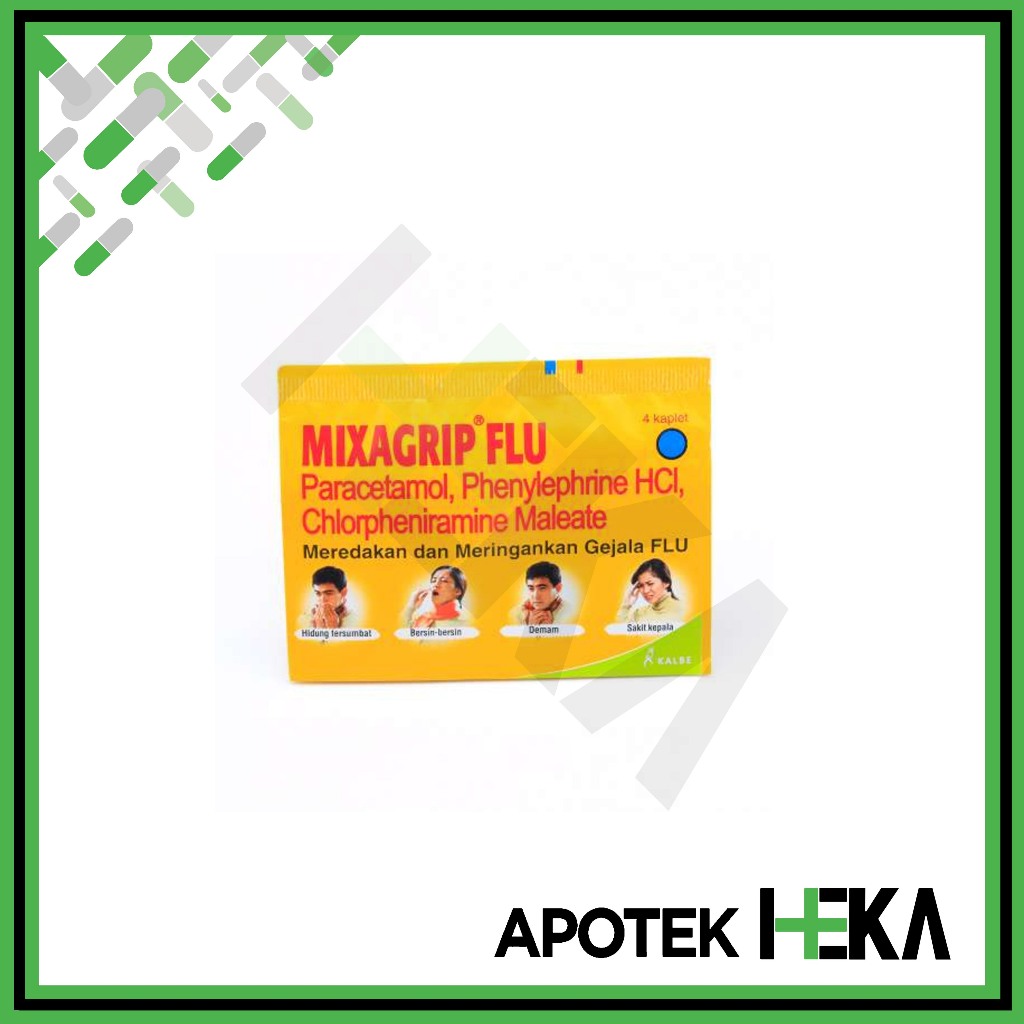 Jual Mixagrip Kuning Flu Strip isi 4 Tablet [Depok] | Shopee Indonesia