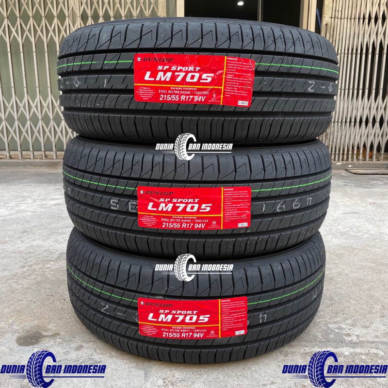 Jual Ban Mobil Dunlop LM705 215/55 R17 Honda HRV, Nissan Juke, Camry ...