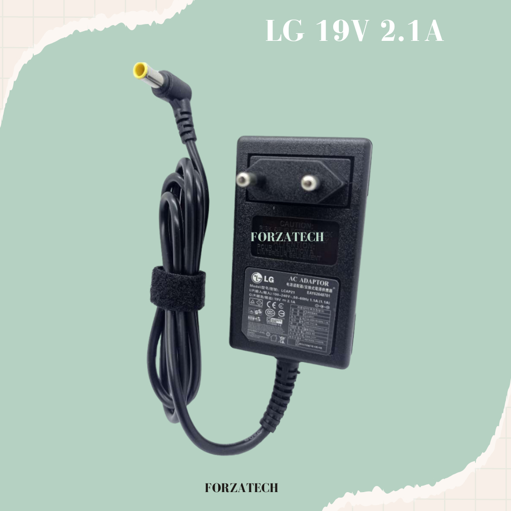 Jual Adaptor Monitor LG 20M35ASA 19V-2.1A (6.5*4.4mm) 40W | Shopee ...
