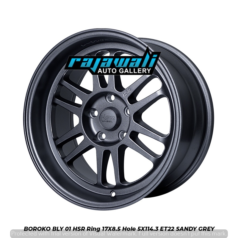 Jual VELG HSR BOROKO BLY01 RING 17 COCOK DI ERTIGA XPANDER INNOVA SRENA SIENTA ALTIS RUSH ...
