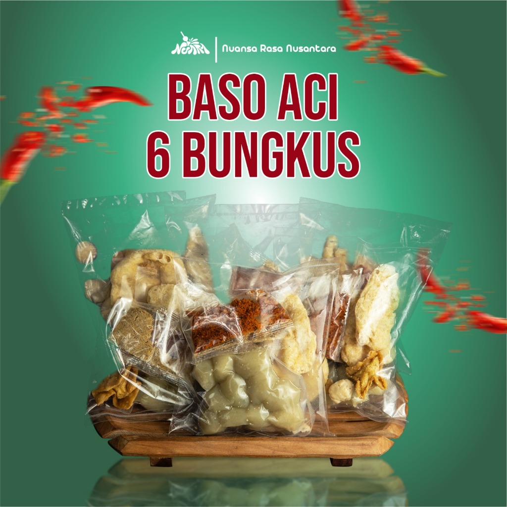 Jual [ TERLARIS & TERPERCAYA ] Paket Baso Aci 6pcs Kuah Pedas Gurih ...