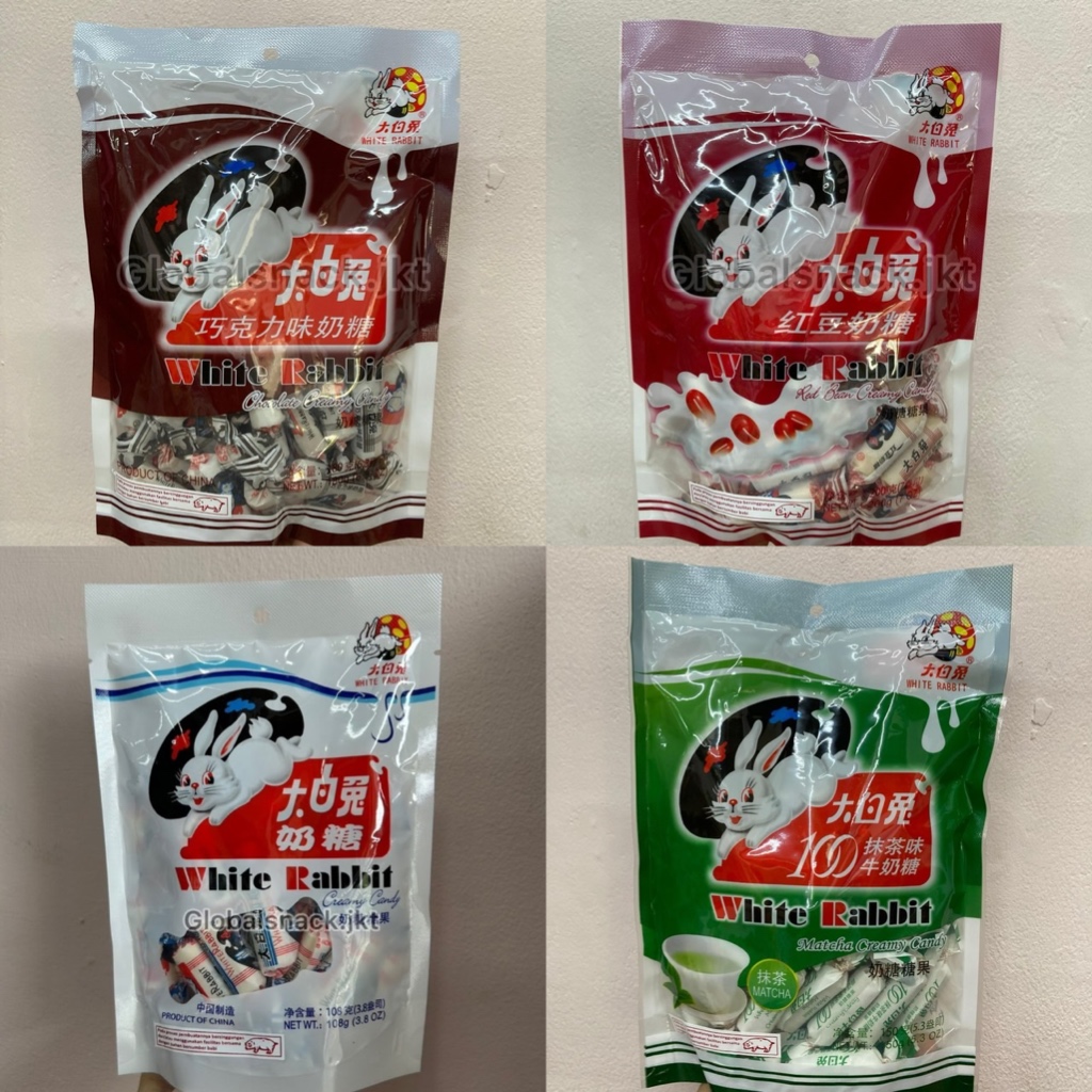 Jual WHITE RABBIT CREAMY CANDY ORIGINAL / RED BEAN / MATCHA | Shopee ...