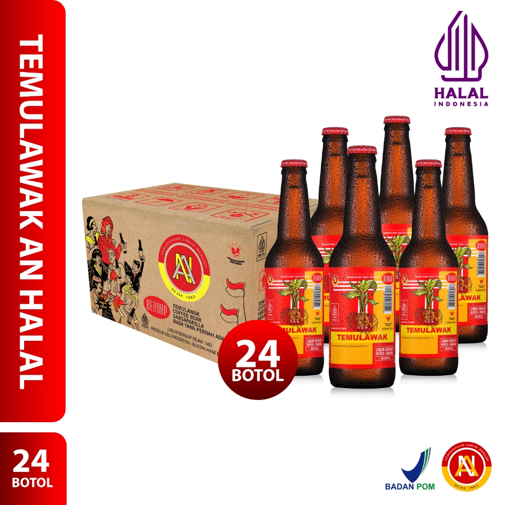 Jual Temulawak Agung Ngoro ORIGINAL - Paket 24 botol per karton HALAL ...