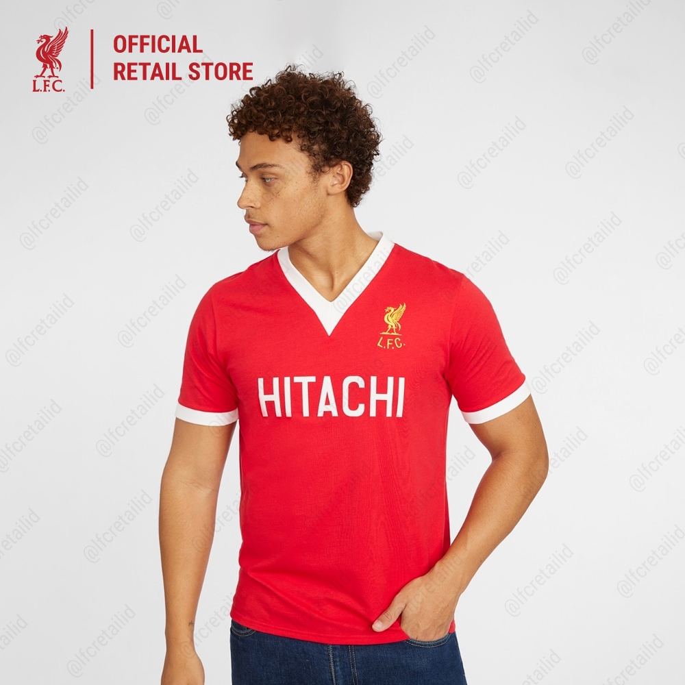 Jual Liverpool FC Adults Retro Hitachi 1979 Home Shirt Men - Official ...