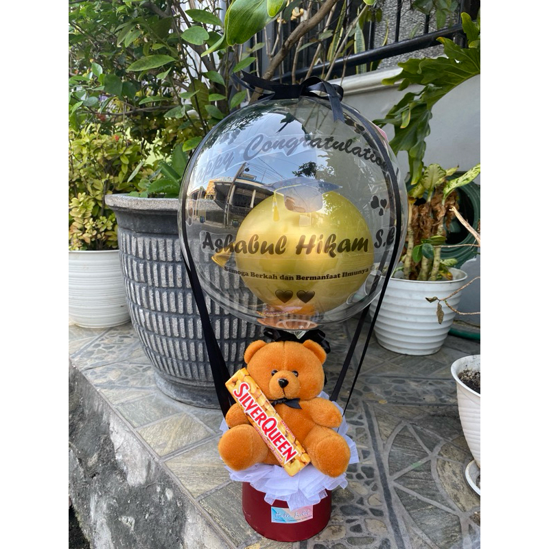 Jual SPECIAL PROMO | Buket Balon PVC Boneka | Buket Balon PVC Coklat ...