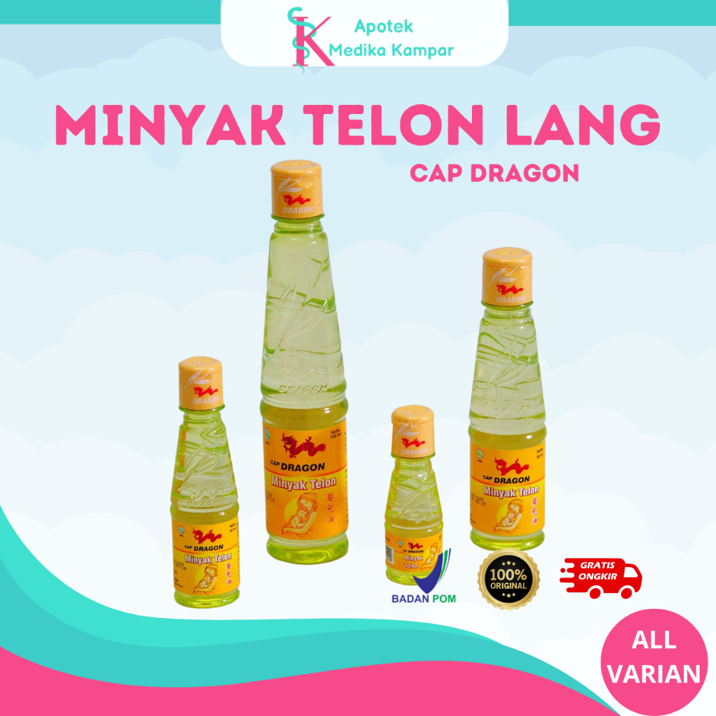 Jual Dragon Minyak Telon lang 60ml dan 100ml | Shopee Indonesia