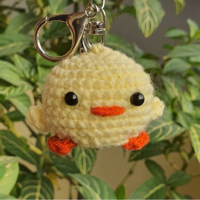 Jual hiyoko crochet keychain || anak ayam, chicks | Shopee Indonesia