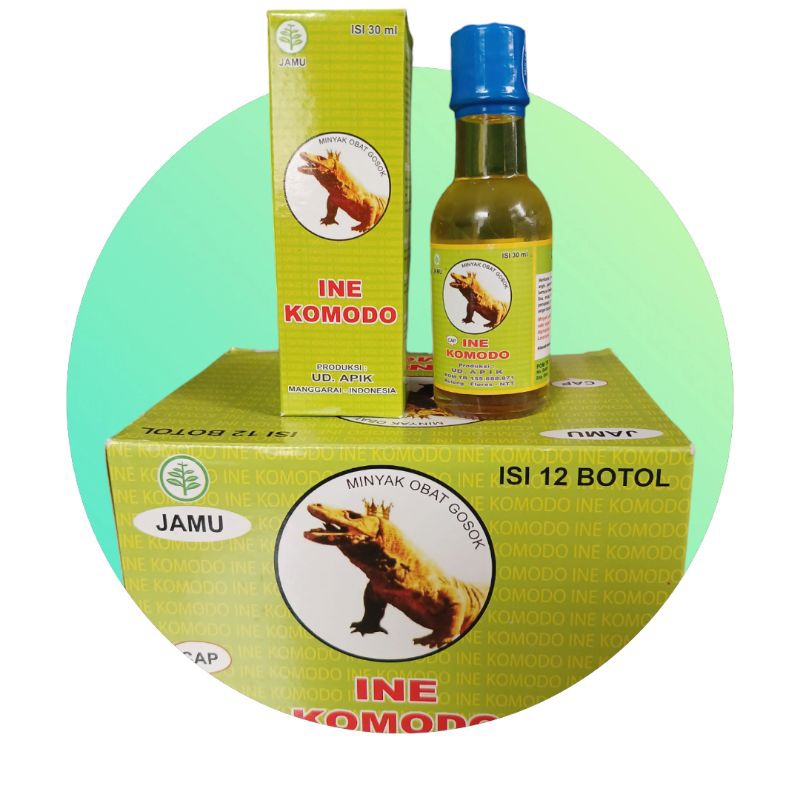 Jual Minyak Gosok Cap Ine Komodo Isi Kemasan 12 Botol | Shopee Indonesia