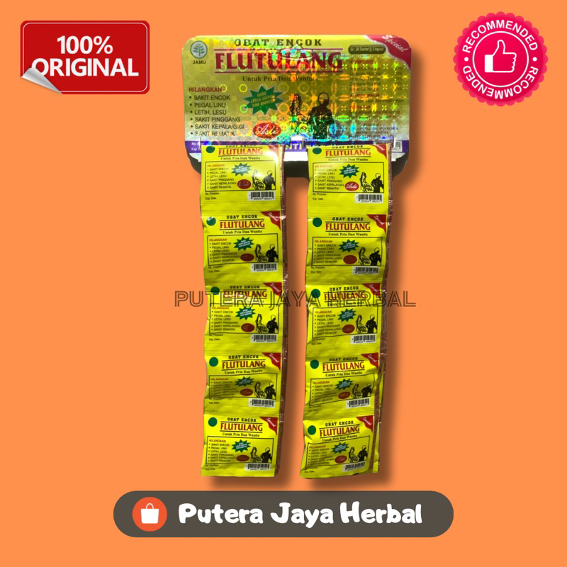 Jual Kapsul Flu Tulang Renceng Original Isi 20 Sachet Obat Encok Pegal ...