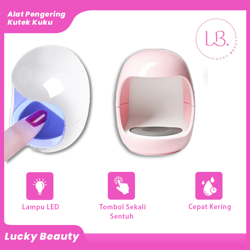 Jual Lucky Beauty Pengering Kutek Kuku Smart Portable UV LED Nail Dryer Mini for Kutek Gel Uv Uv ...