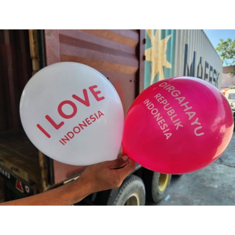 Jual BALON MERAH PUTIH 17 AGUSTUS | Shopee Indonesia