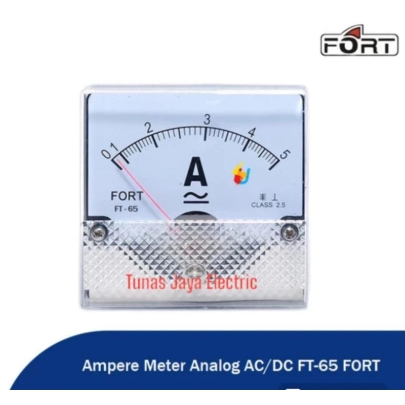 Jual Analog Amper Meter AC/DC FORT ( Type FT-65 ) | Shopee Indonesia