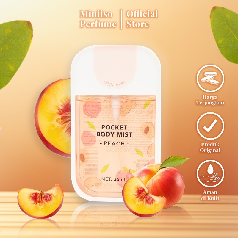Jual Miniso Parfum Pocket Body Mist Fragrance Badan Body spray 35ml ...