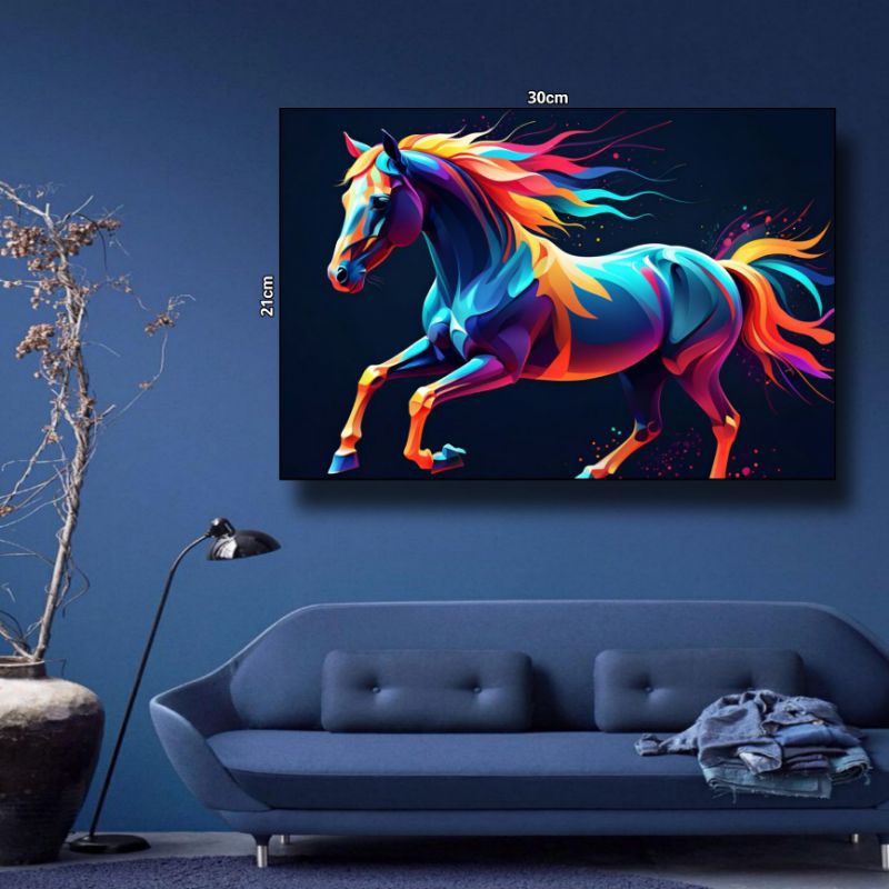 Jual poster digital art hourse art paper UK 21x30 laminasi glossy ...