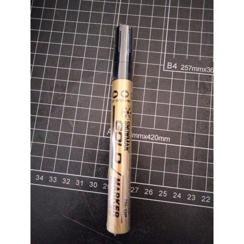 Jual spidol snomen warna gold | Shopee Indonesia