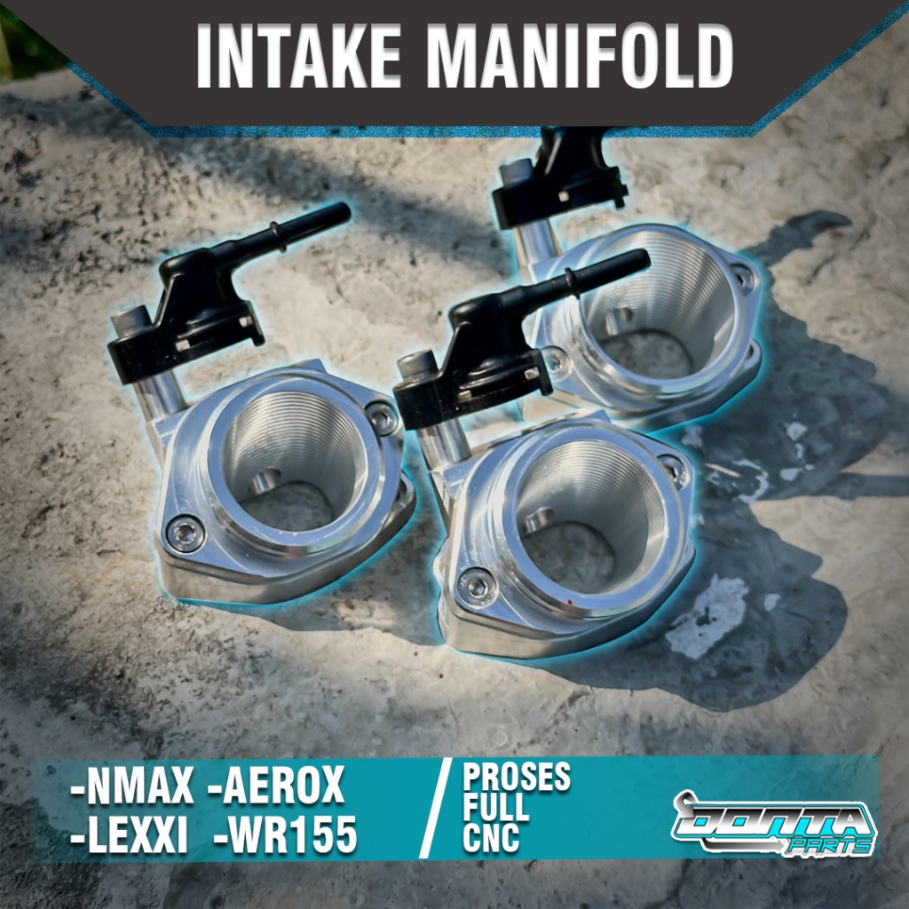 Jual intake manifold cnc maxi series nmax aerox lexi wr155 36/38/40/42 ...