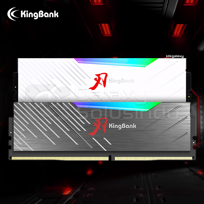 Jual KINGBANK SharpBlade RGB (2x16) 32GB DDR5 kit 7200MHz - Black / White Heatsink Memory RAM ...