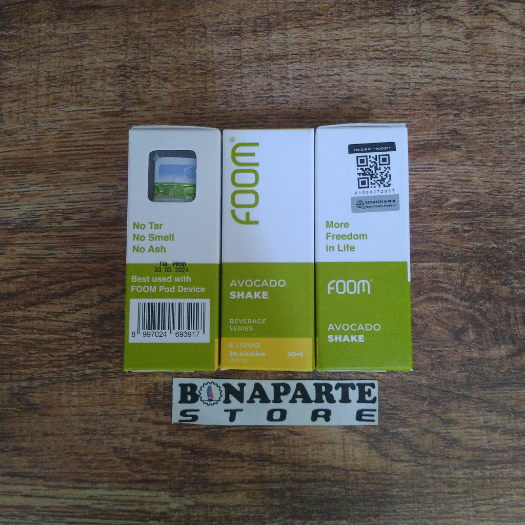 Jual Foom Avocado Shake 30mg 30ml by Foom lab Cukai 2024 | Shopee Indonesia
