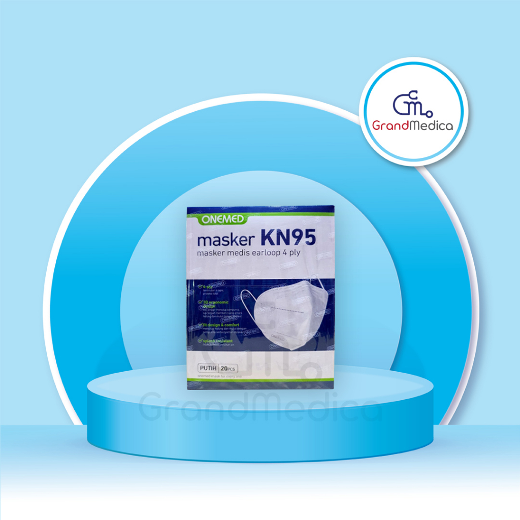 Jual Masker Earloop 4 Ply KN95 OneMed / Masker KN95 / Masker Medis ...