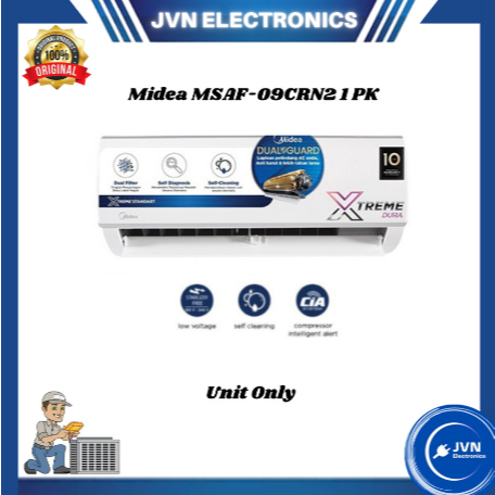 Jual AC Midea MSAF-09CRN2 1 PK Unit Only | Shopee Indonesia