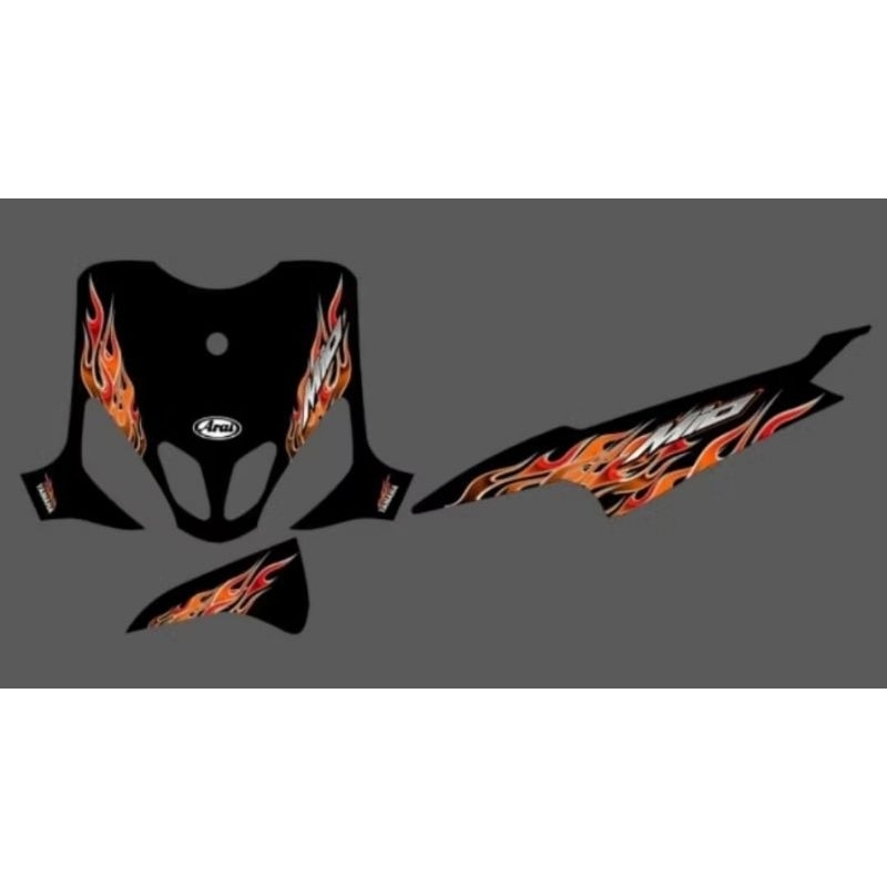 Jual Striping Sticker Transparan Yamaha Mio sporty Copy desaign Ninja ...