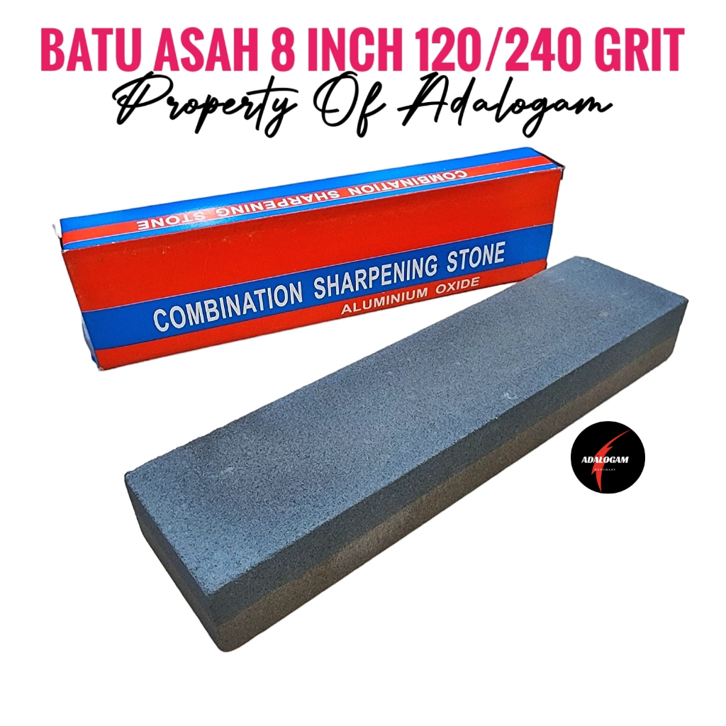 Jual NO BRAND Batu Asah Asahan Pisau Golok Gunting 20 Cm Kasar Halus ...