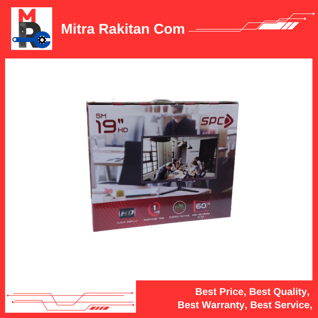Jual SPC Monitor Komputer LED 19 inch HD, Garansi Resmi | Shopee Indonesia