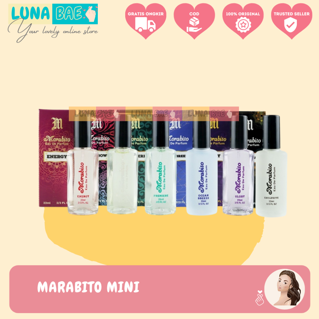Jual LUNA BAE Morabito Mini Edition Parfum Pria Eau De Parfum 22ml BPOM ...