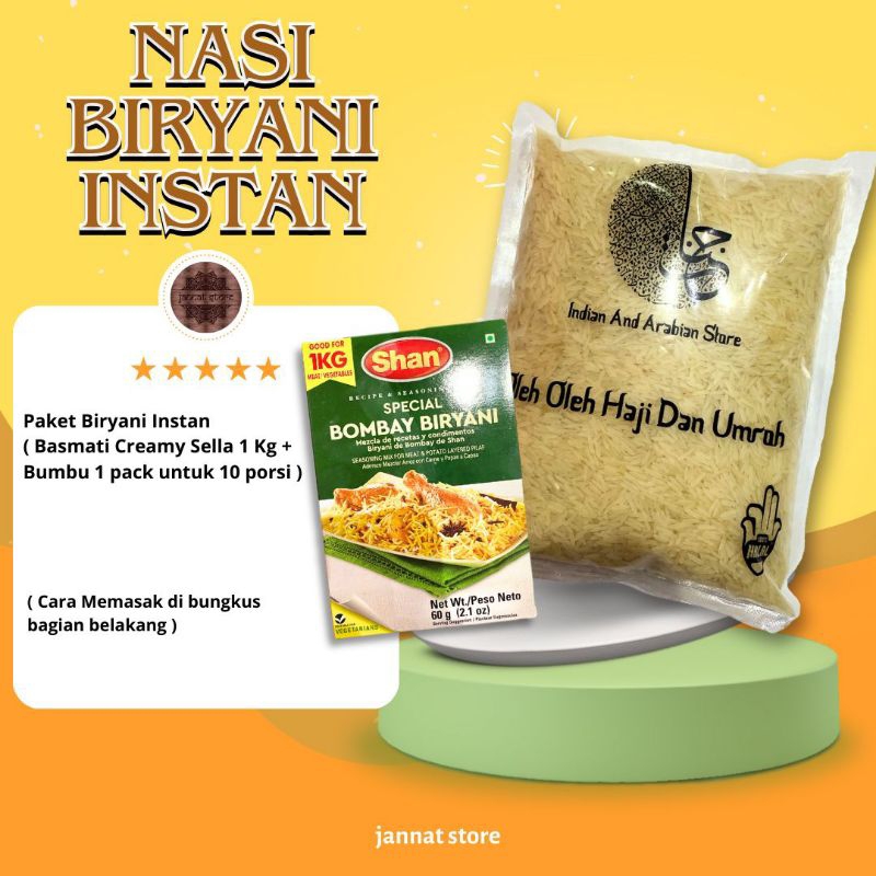 Jual Nasi Biryani Instant Pack 10 porsi | Shopee Indonesia