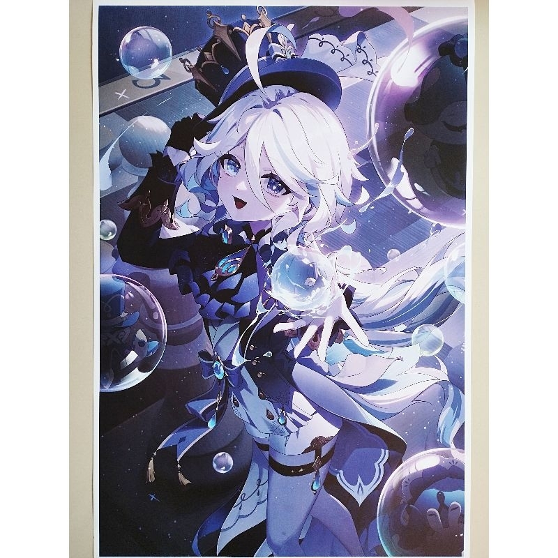 Jual Poster Game Genshin Impact 46 Furina Merchandise | Shopee Indonesia