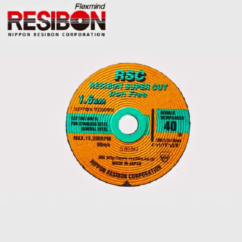 Jual Batu Gerinda Potong 4 Inch NIPPON RESIBON RSC 100 X 1.6 Mata ...
