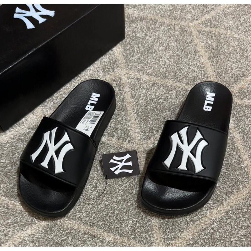 Jual SANDAL SLOP NY mlb || sandal slip-on pria&wania KUALITAS PREMIUM ...
