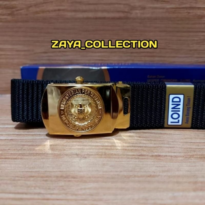 Jual Sabuk LOIND KEMHAN Slorok Rel Polos | Ikat Pinggang LOIND KEMENTRIAN PERTAHANAN. Original ...