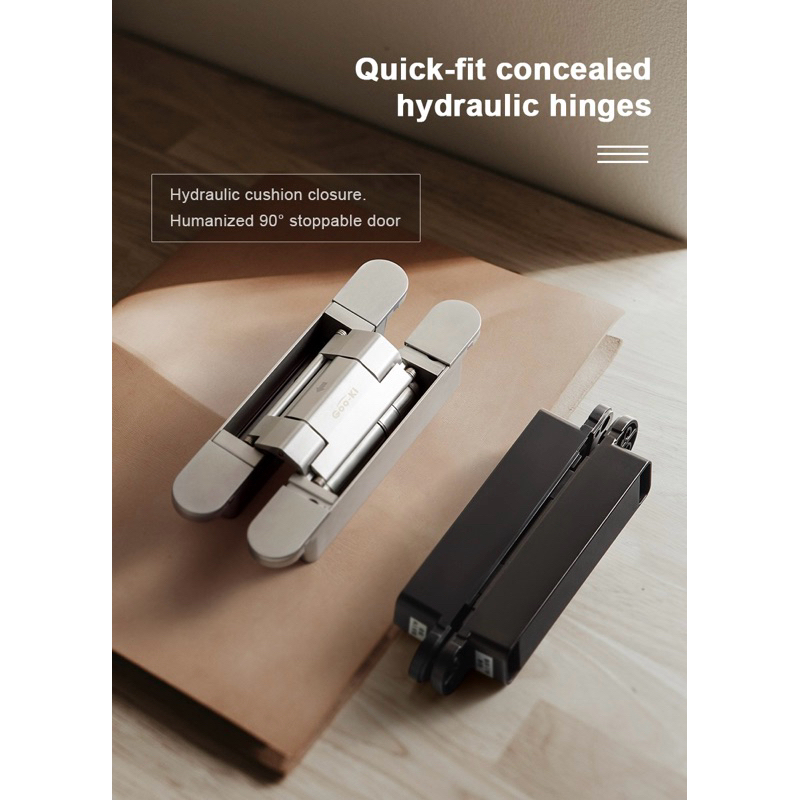 Jual Hidden Engsel Soft Close Pintu Auto Door Stopper Concealed ...