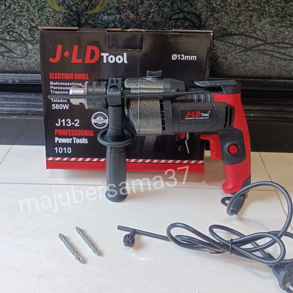 Jual Mesin bor beton jld 13mm j13-2 bor tembok jld bor listrik dan 2 pc mata obeng angin ph2 ...