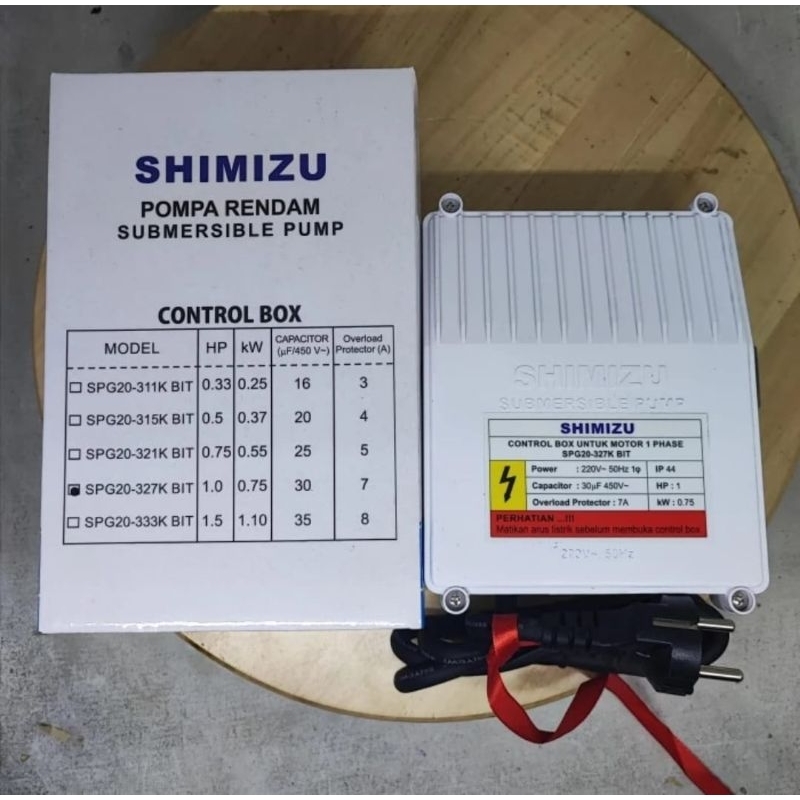 Jual Sparepart Pompa Air Submersible control box shimizu spg 20 327k bit (0,75kw / 1hp) | Shopee ...