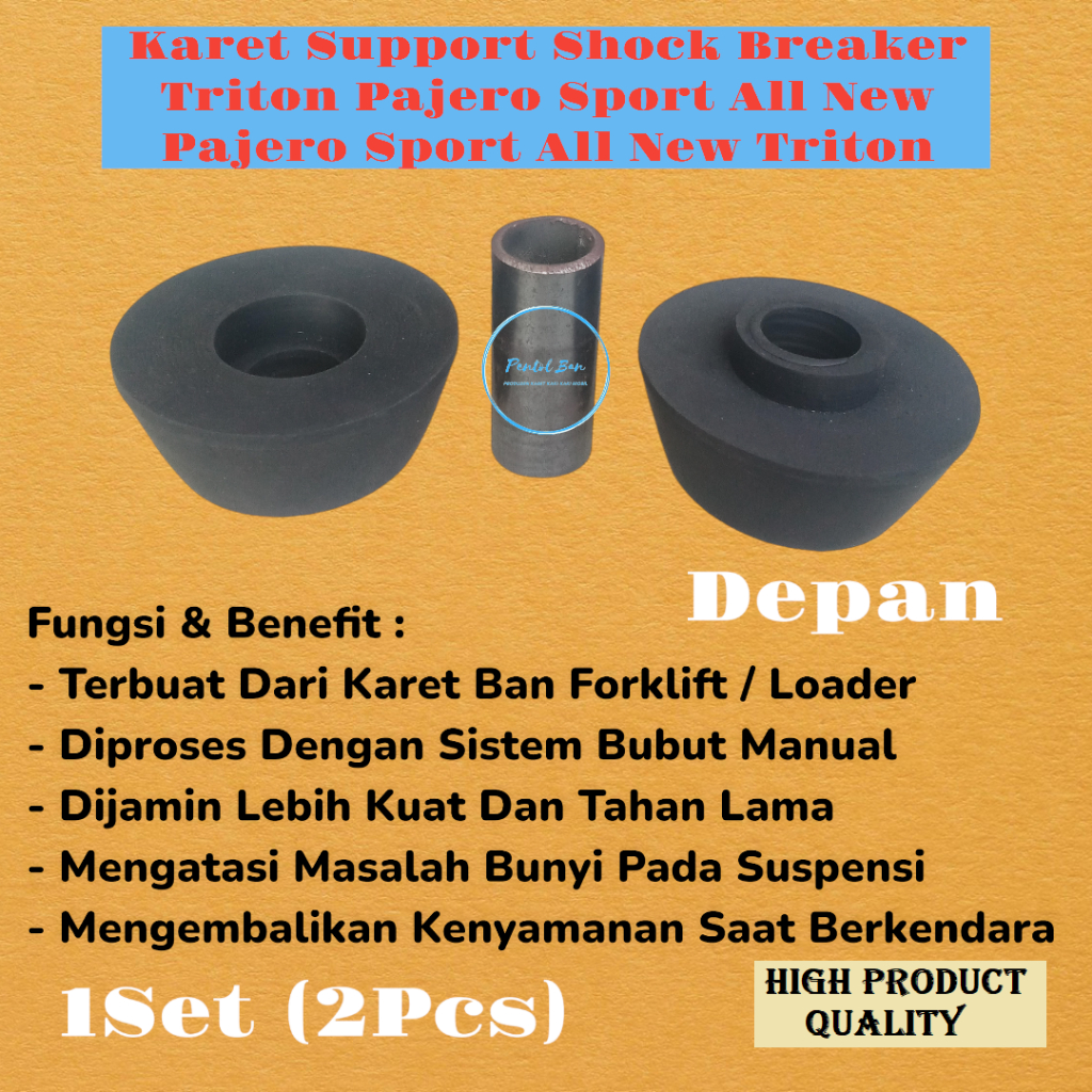 Jual Karet Support Shock Breaker Depan Triton Pajero Sport All New ...