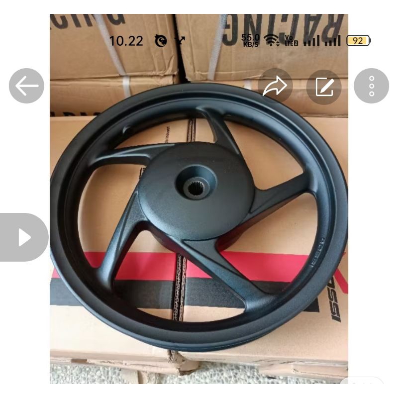 Jual RODA VELG RACING BELAKANG Aj MOTOR HONDA BEAT/SCOPI/VARIO 110 ...