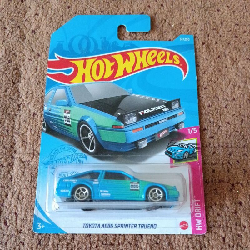 Jual Hotwheels Toyota Ae 86 Falken Seperti Gambar Shopee Indonesia