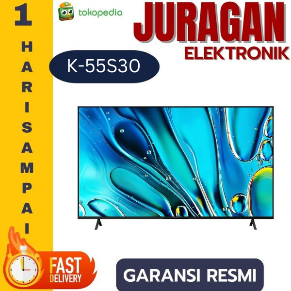 Jual Sony k-55S30 Smart Tv Bravia 3 55 Inch 4K Ultra hd K55S30 | Shopee ...