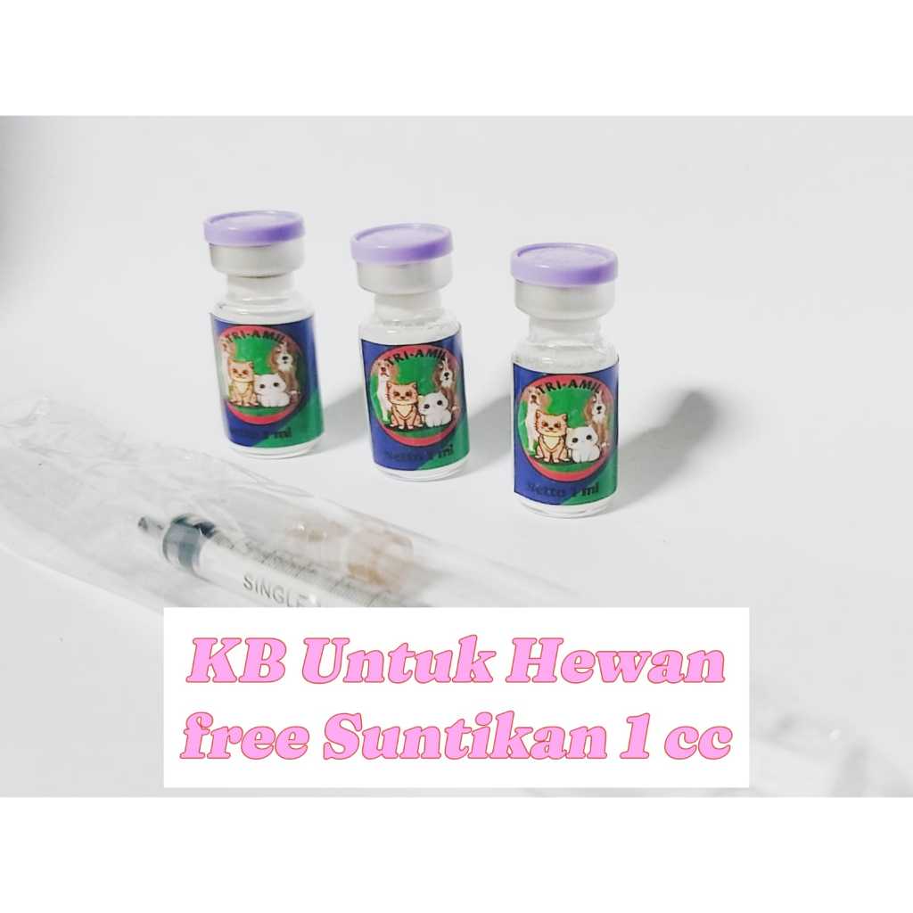 Jual KB Suntik Kucing, Anjing, kelinci dan Mamalia + FREE Suntikan 1 cc ...