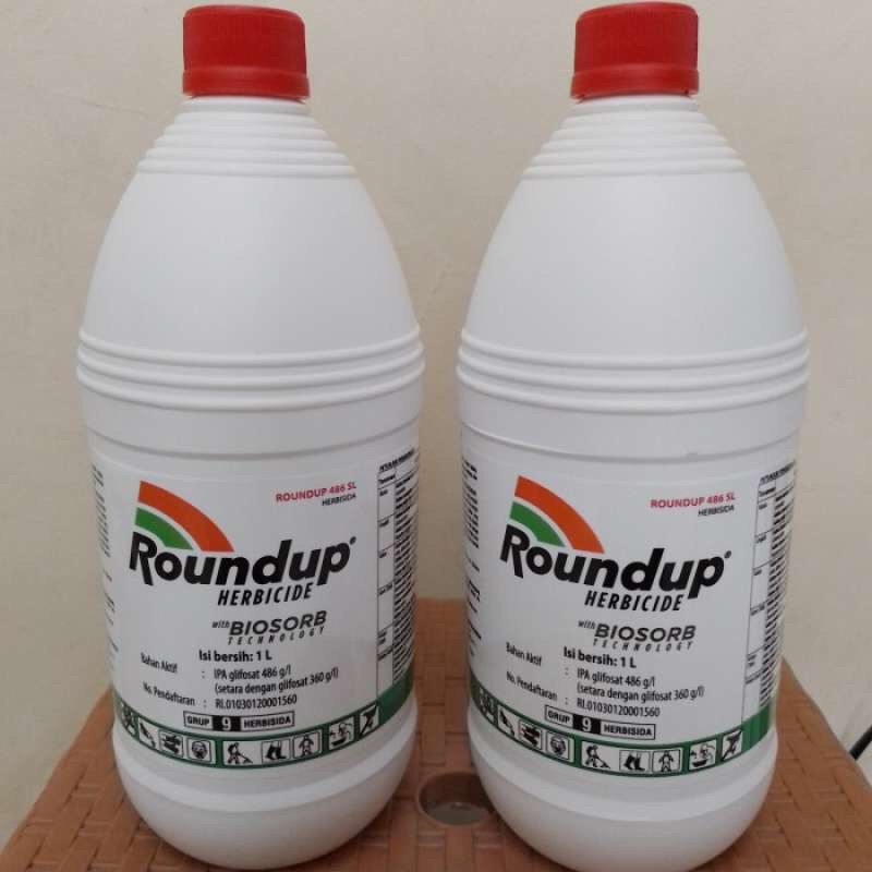 Jual Roundup Pembasmi Rumput 1 Liter / ROUNDUP BIOSORB 486SL / racun ...