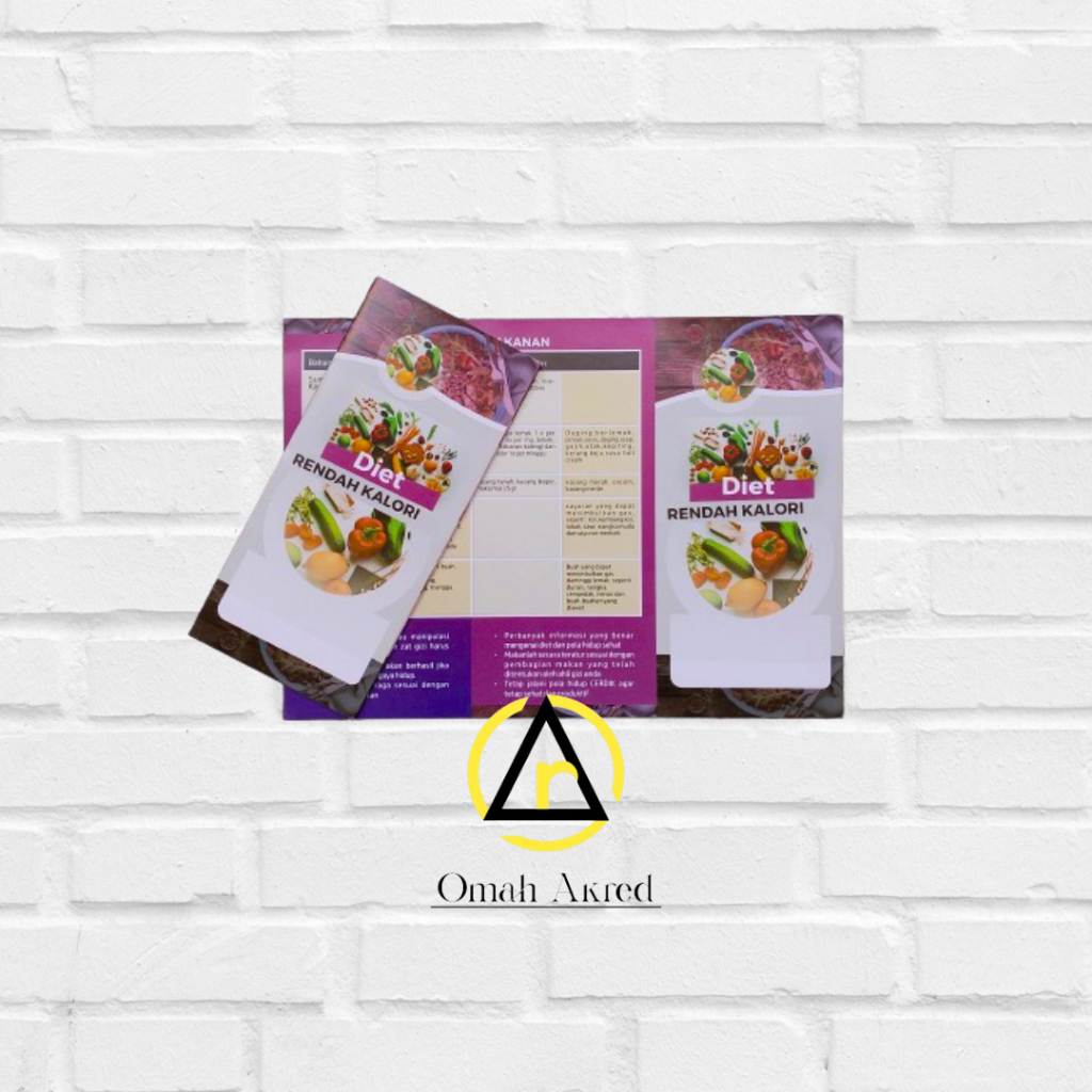 Jual Leaflet Diet Rendah Kalori - Leaflet Turun Berat Badan - Brosur ...