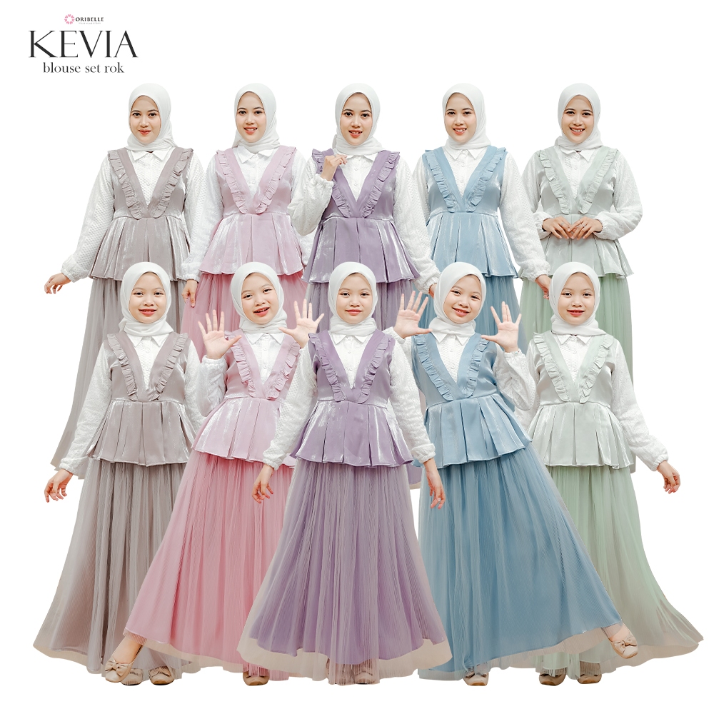 Jual ORIBELLE Kevia Setelan Pesta Couple Ibu Anak Set Remaja Tanggung ...