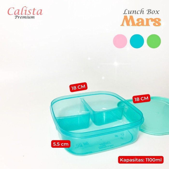 Jual LUNCH BOX CALISTA (MARS) | Shopee Indonesia