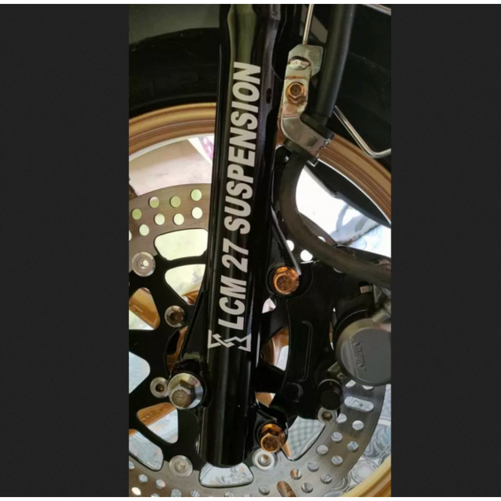 Jual STIKER LCM 27 SUSPENSION STIKER SHOCK DEPAN MOTOR-CUTTING STIKER ...