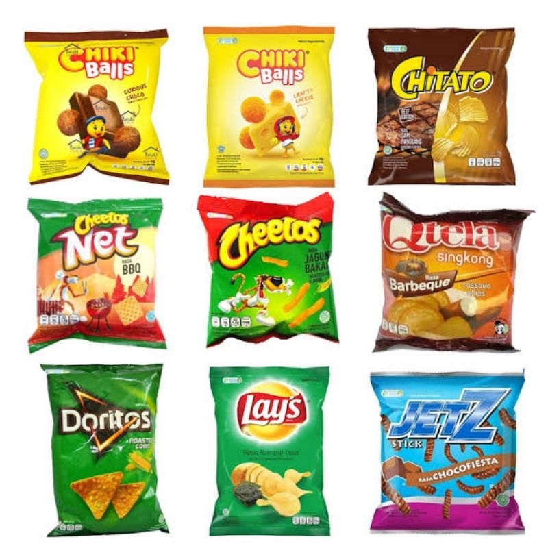 Jual ECER SNACK CHIKI INDOMARCO NETTO 1 PCS | Shopee Indonesia