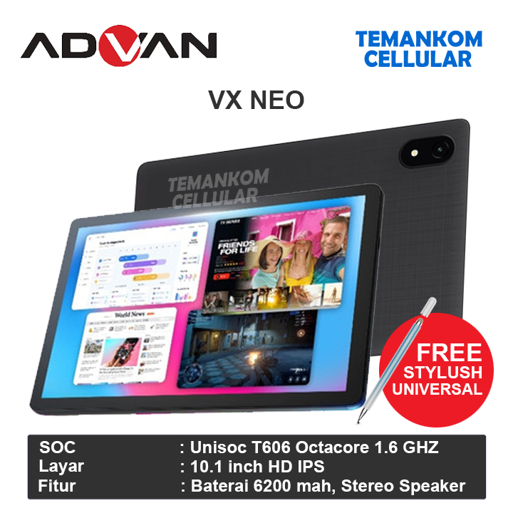 Jual Tab Advan VX Neo 4/128 murah 4GB 128GB Dual SIM Garansi RESMI | Shopee Indonesia