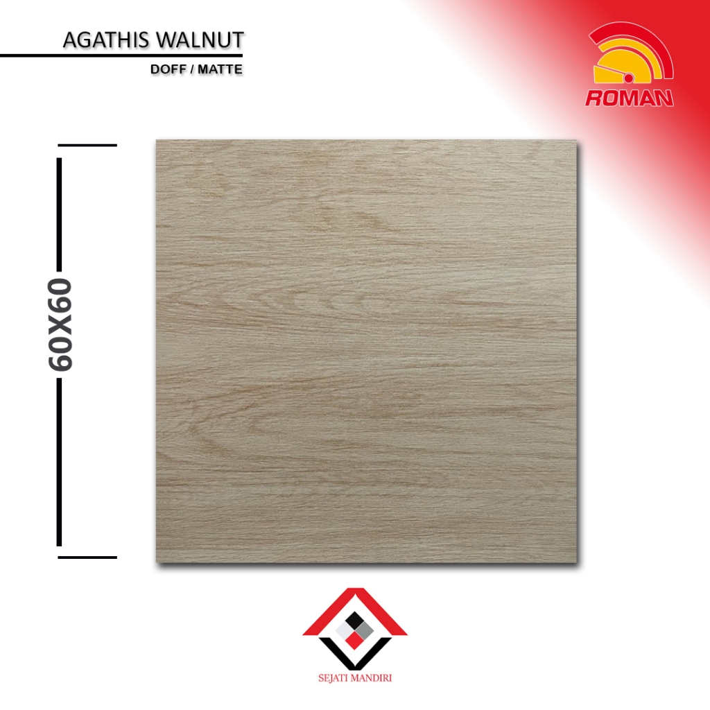 Jual granit 60x60 - motif kayu doff - roman agathis walnut | Shopee Indonesia
